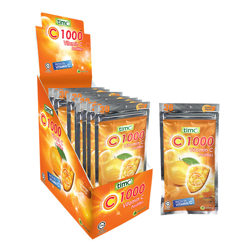 Timo Orange C 1000 Vitamin C Pastilles (orange) – timo®