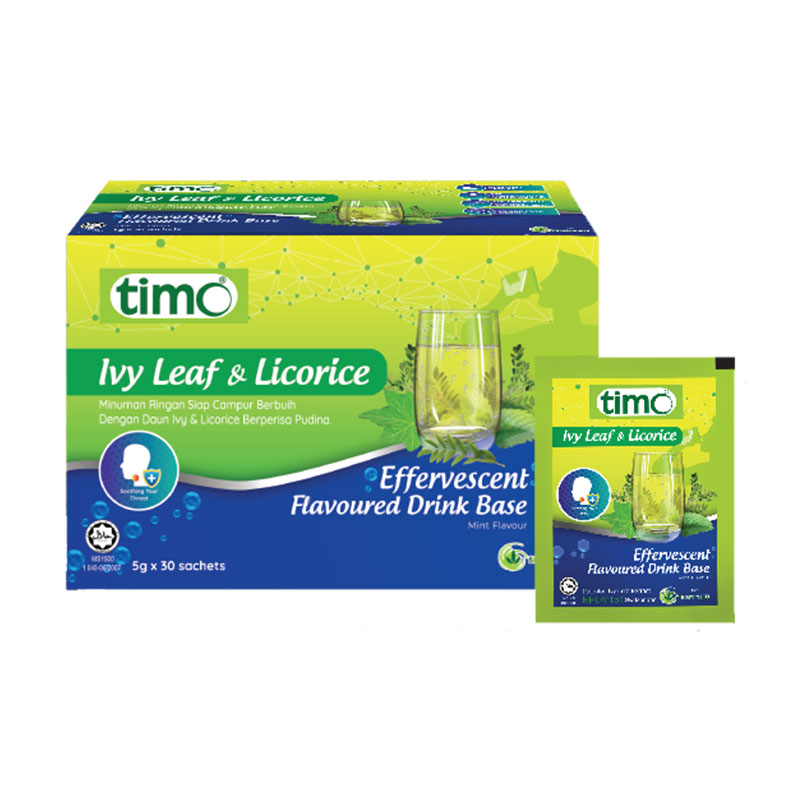 Timo Ivy Leaf & Licorice Effervescent Flavoured Drink Base – timo®